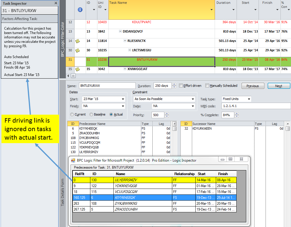 Problems with Driving Logic in Task Inspector and Task Paths (Microsoft ...