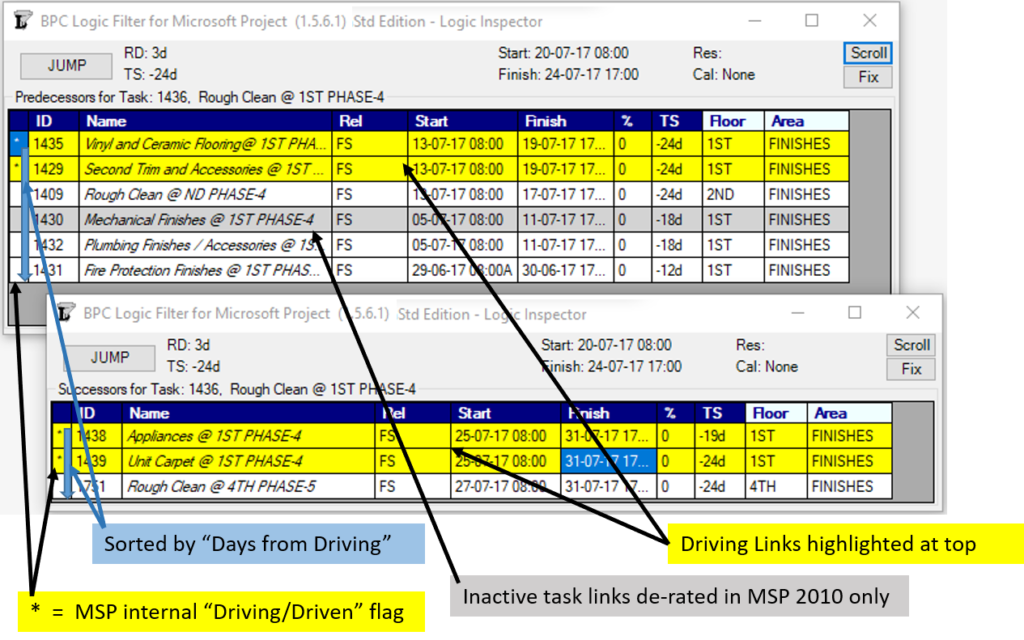 Inspecting Task Links with BPC Logic Filter for Microsoft Project ...